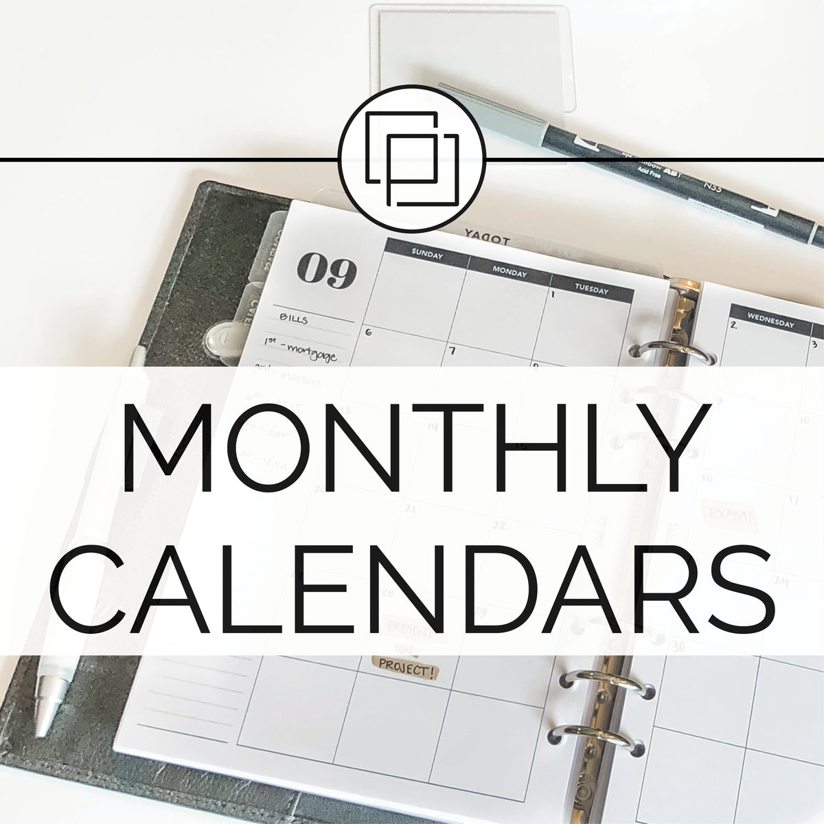 Calendars: Monthly – Perfectionism Prints
