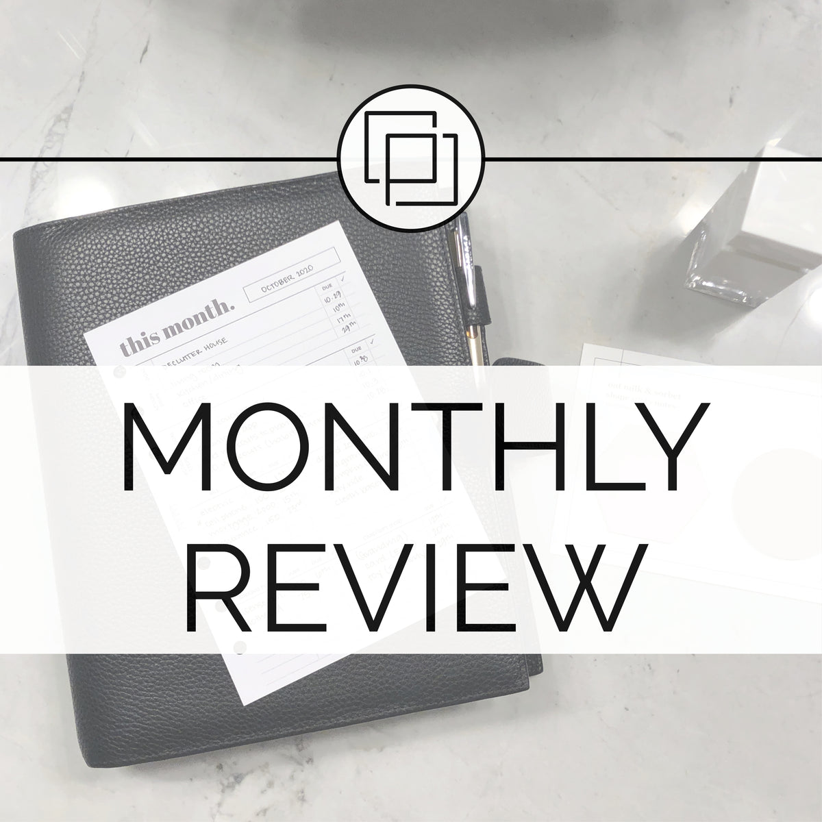 Monthly Planning & Review – Perfectionism Prints